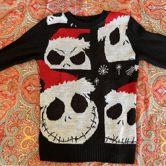 Disney | Sweaters | Disney A Nightmare Before Christmas Santa Jack ...